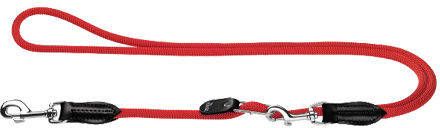 Hunter Variolijn Freestyle Nylon Rond Hondenriem Rood - Riem.shop
